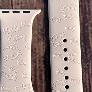 Hello Kitty | Accessories | Hello Kitty Engraved Apple Watch Band Size ...